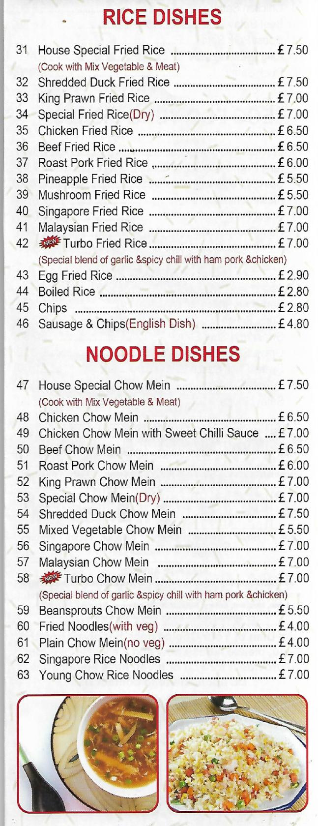 Menu at Red Dragon Chinese Takeaway restaurant, Brora