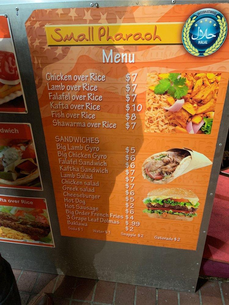 Menu at Small Pharaohs, Portland, 908 N Mason St