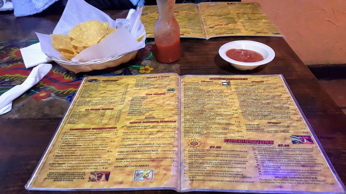 Menu at Mucho Kaliente Mexican Restaurant, East Ellijay