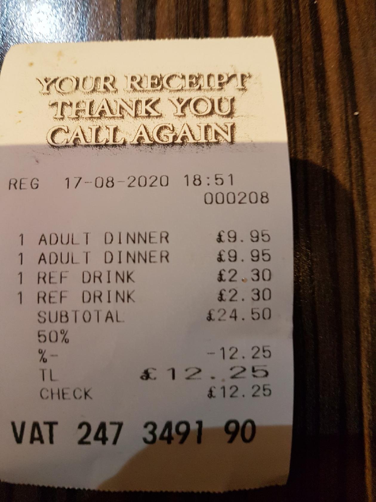 Menu at The Real China restaurant, Hull
