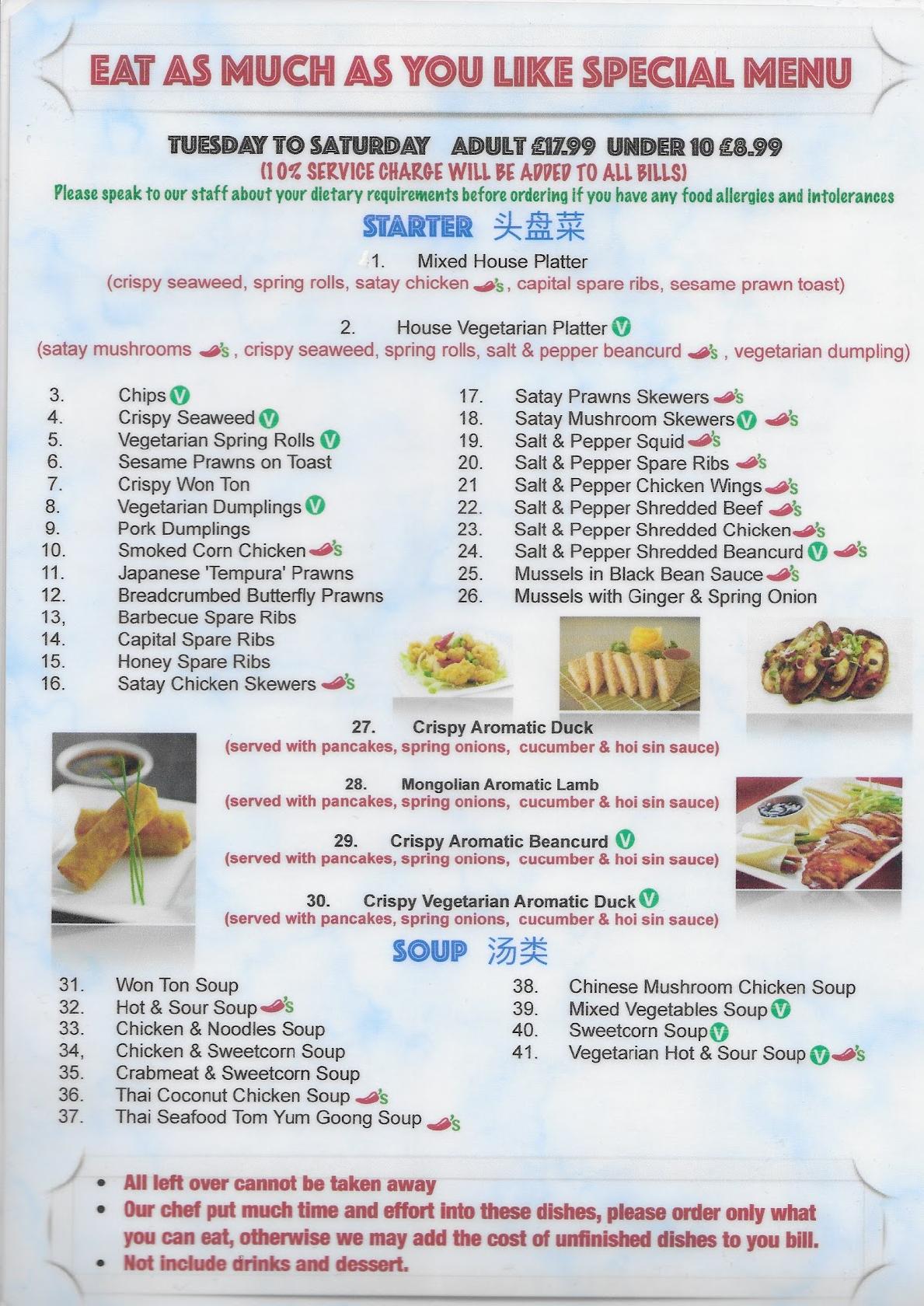 Menu at Yumi Yumi fast food, Farnborough
