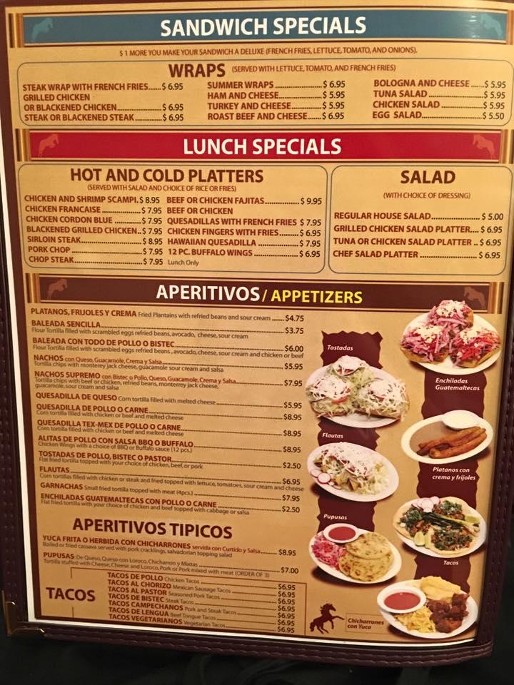 Menu at Rudy's Cafe & Restaurant, Manalapan Township