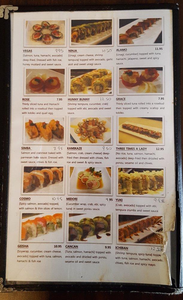 Menu at The Frying Pan restaurant, Dixon