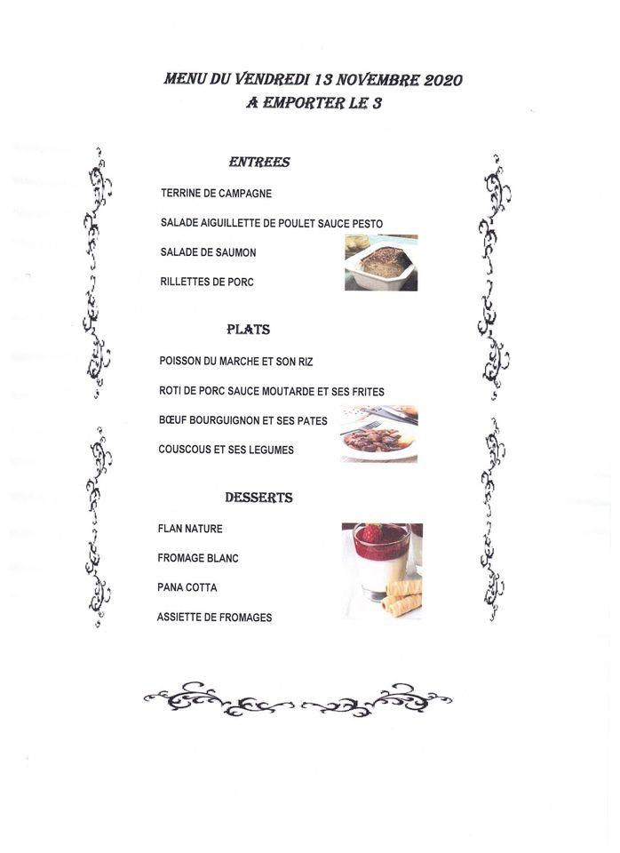 Menu au Le 3 restaurant, Caudan