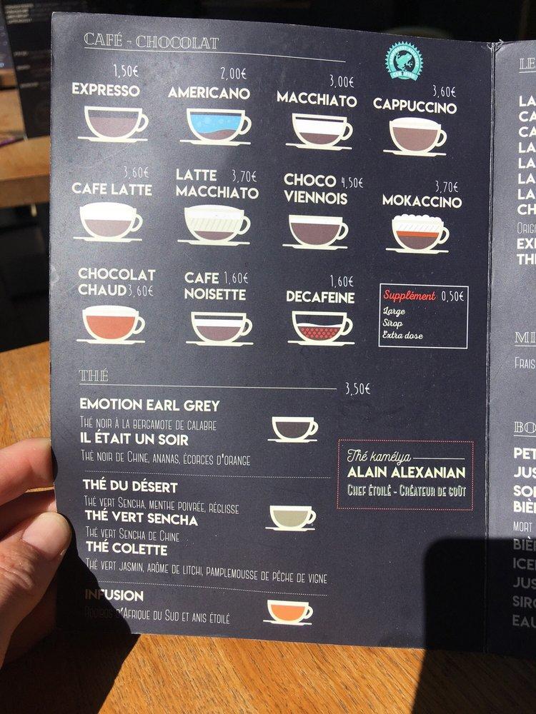 Menu at Bistrot Colette restaurant, Bourgoin-Jallieu, 2 places