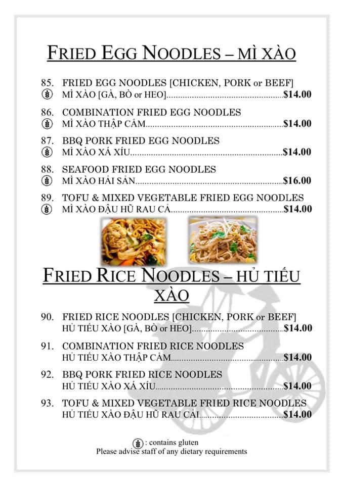 Menu at 5 Star restaurant, Christchurch, 250 Clyde Rd