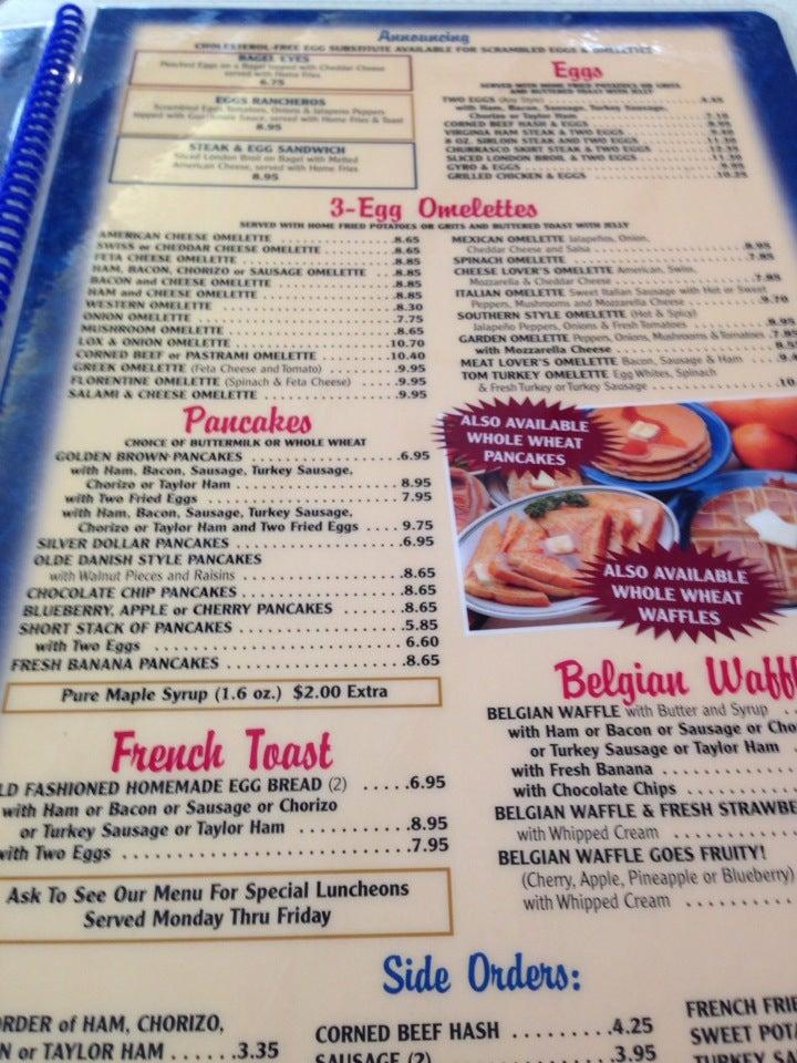 Menu at Four Star Diner restaurant, Union City, 543 32nd St