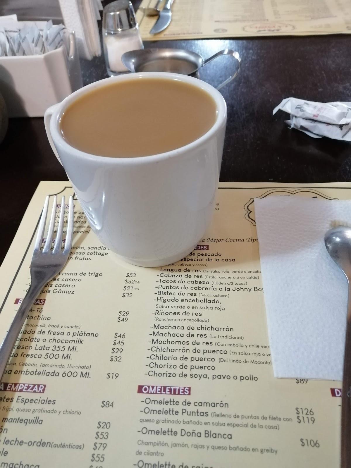 Menu at Restaurante La Posta, Culiacán, Calle Constitución 32