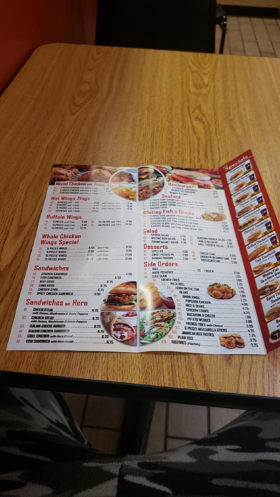 Menu at Royal Fried Chicken - North Providence restaurant, North Providence