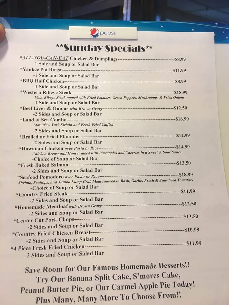 Menu at Stargate Diner restaurant, Seaford, Sussex Hwy