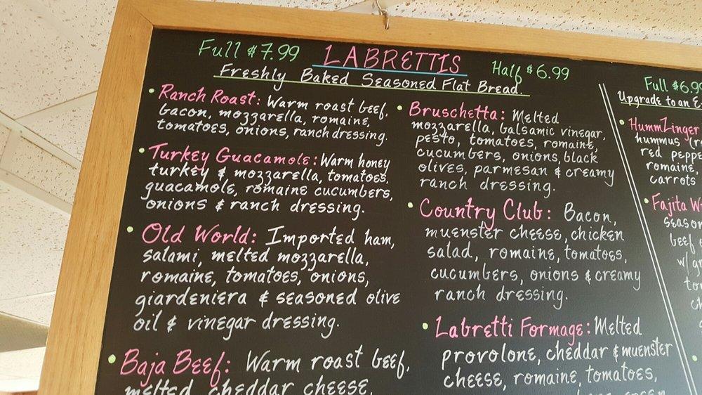 Menu at Somethings Brewing restaurant, Grayslake, 82 Center St A