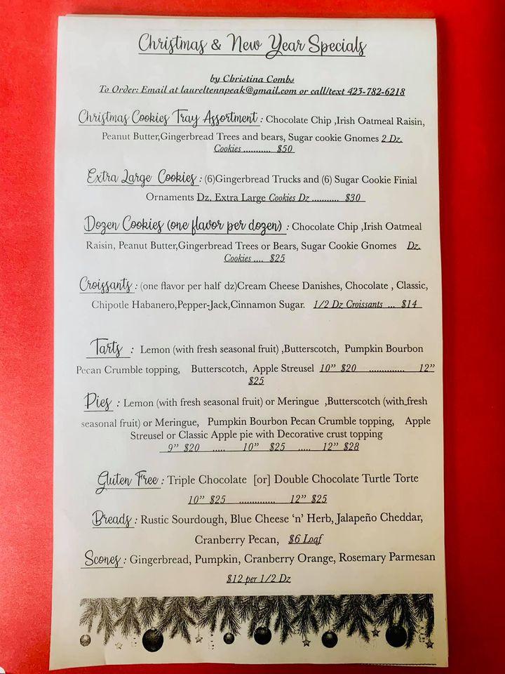Menu at The BeetRoute Catering Company Coffee Shop & Cafe, Mountain City