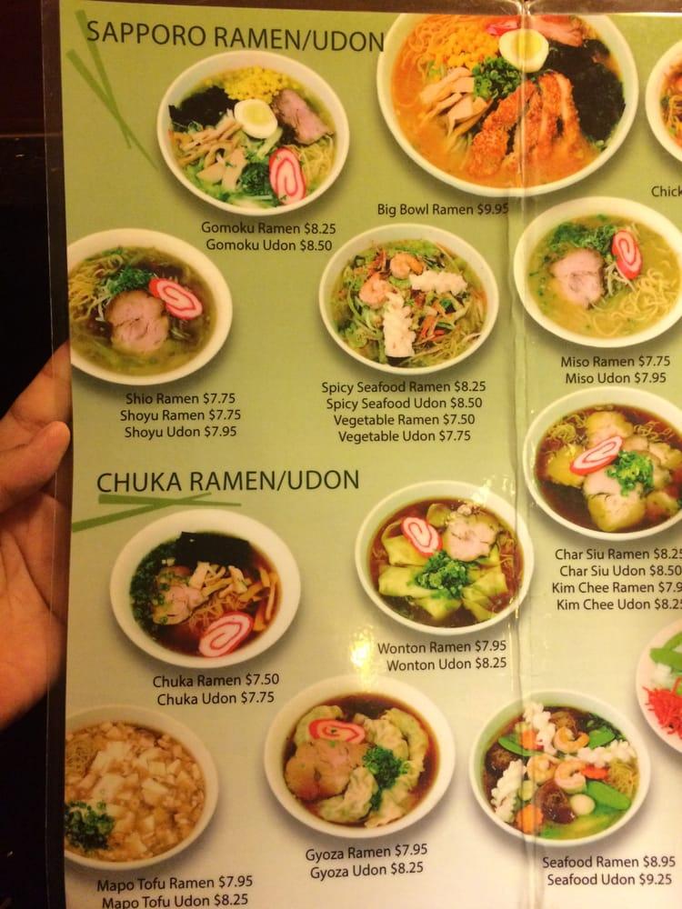 Menu at Ramen Ya Pearl City restaurant, Pearl City, Kuala St