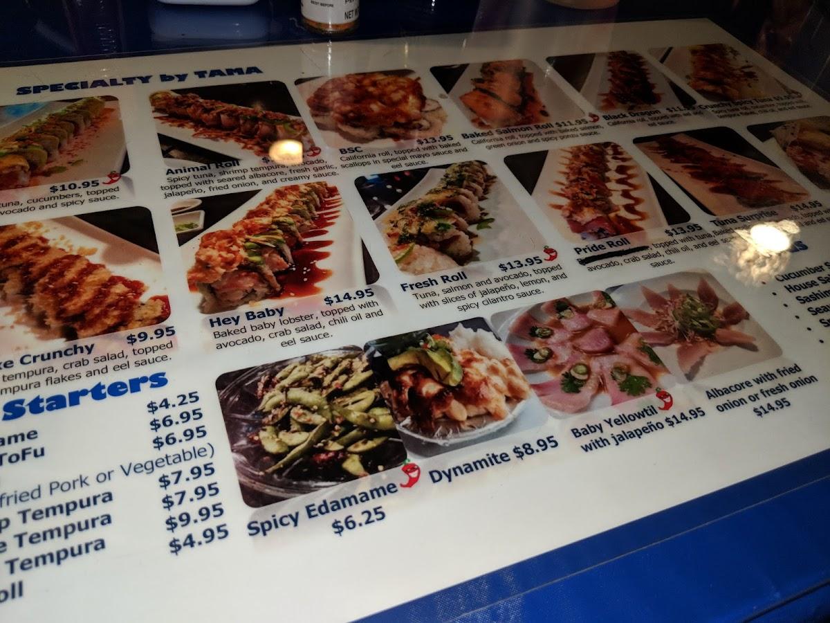 Menu at Blue Bird Haus restaurant, Long Beach
