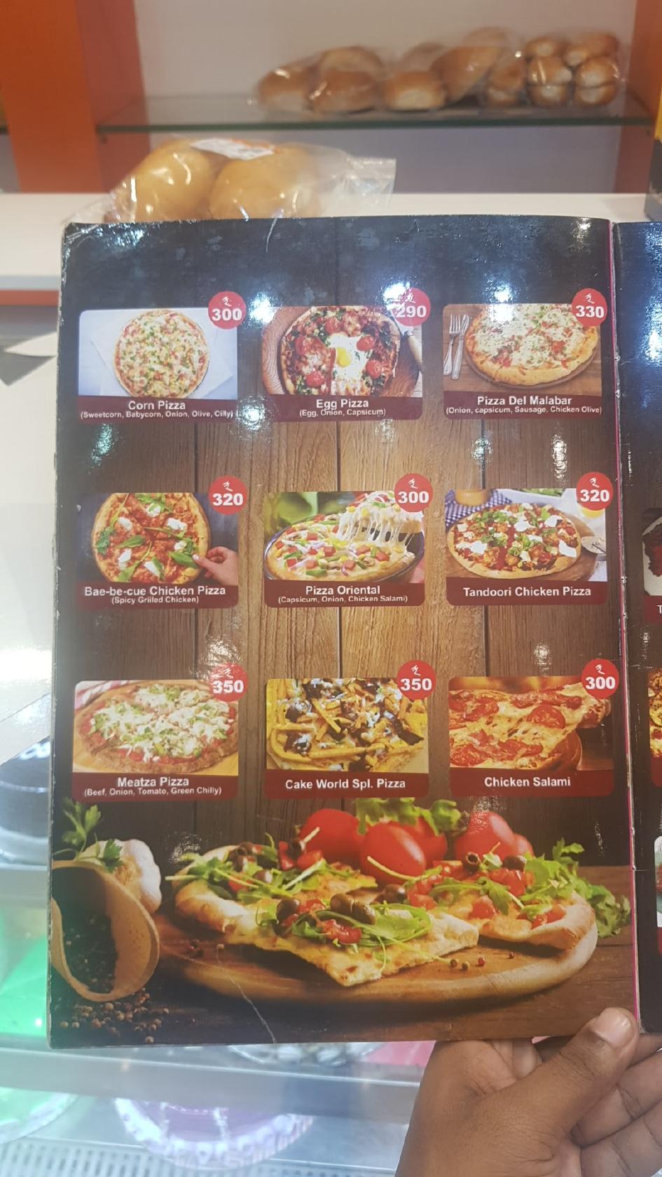 Menu at De Cake World Varkala, Varkala