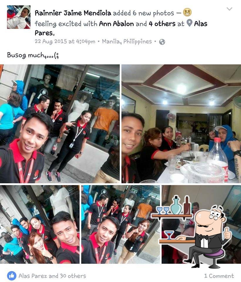 Alas Pares Food Haus, Manila - Restaurant menu, prices and reviews