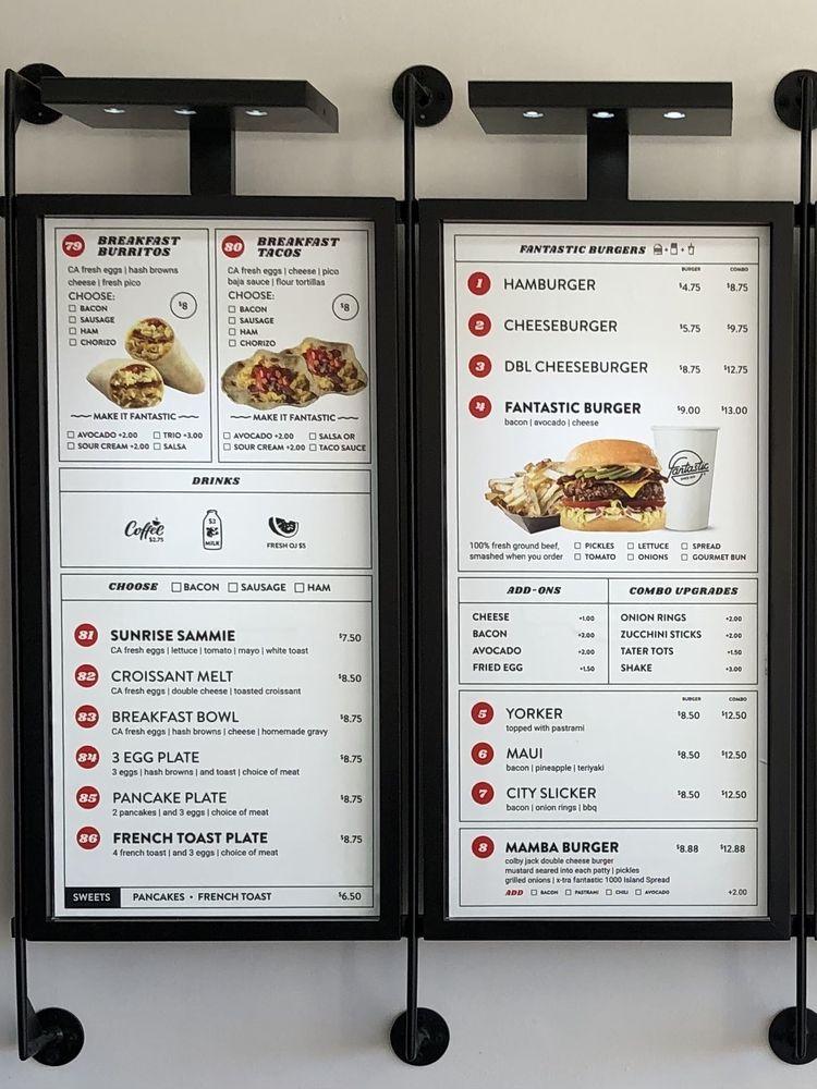 Menu at Eat Fantastic - Arcadia restaurant, Arcadia