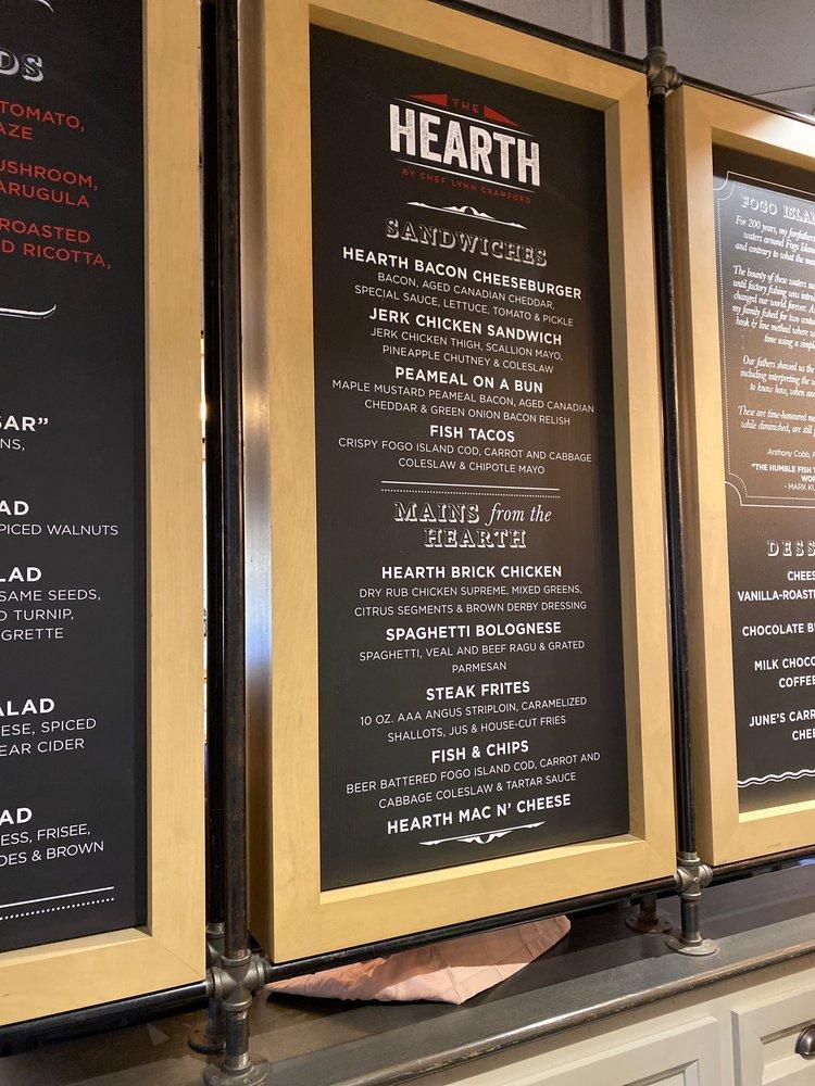 Menu at The Hearth restaurant, Mississauga, 5980 Airport Rd