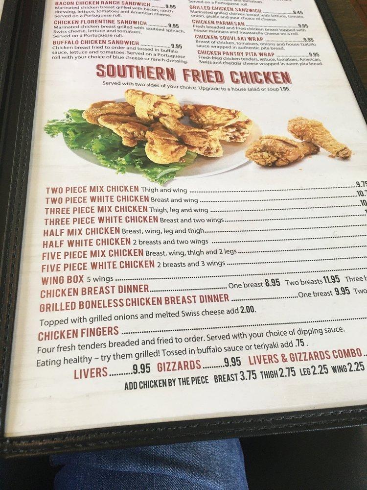 Menu at Chicken Pantry restaurant, Bunnell, 602 E Moody Blvd