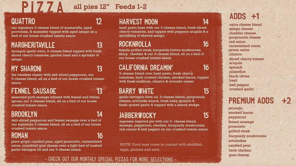 Menu at Fire Street Pizza pizzeria, Belton, FM439