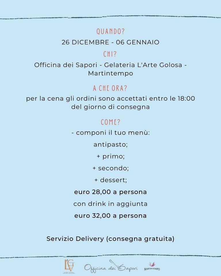 Menu at Officina dei Sapori steakhouse, Gubbio
