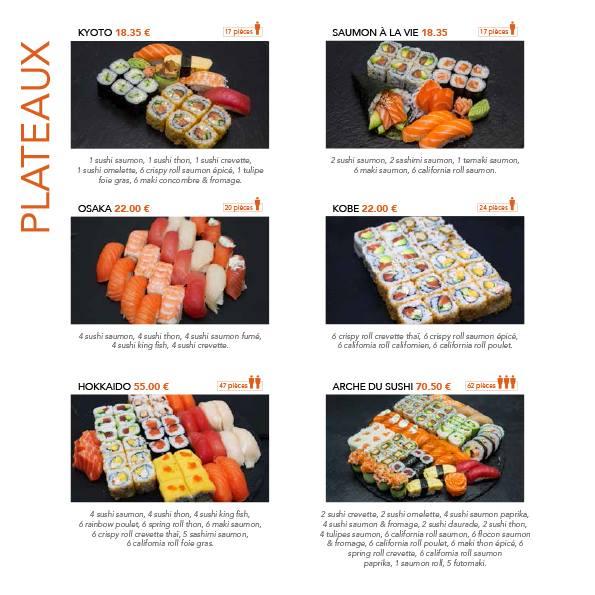 Menu at Sushi main, Rixensart