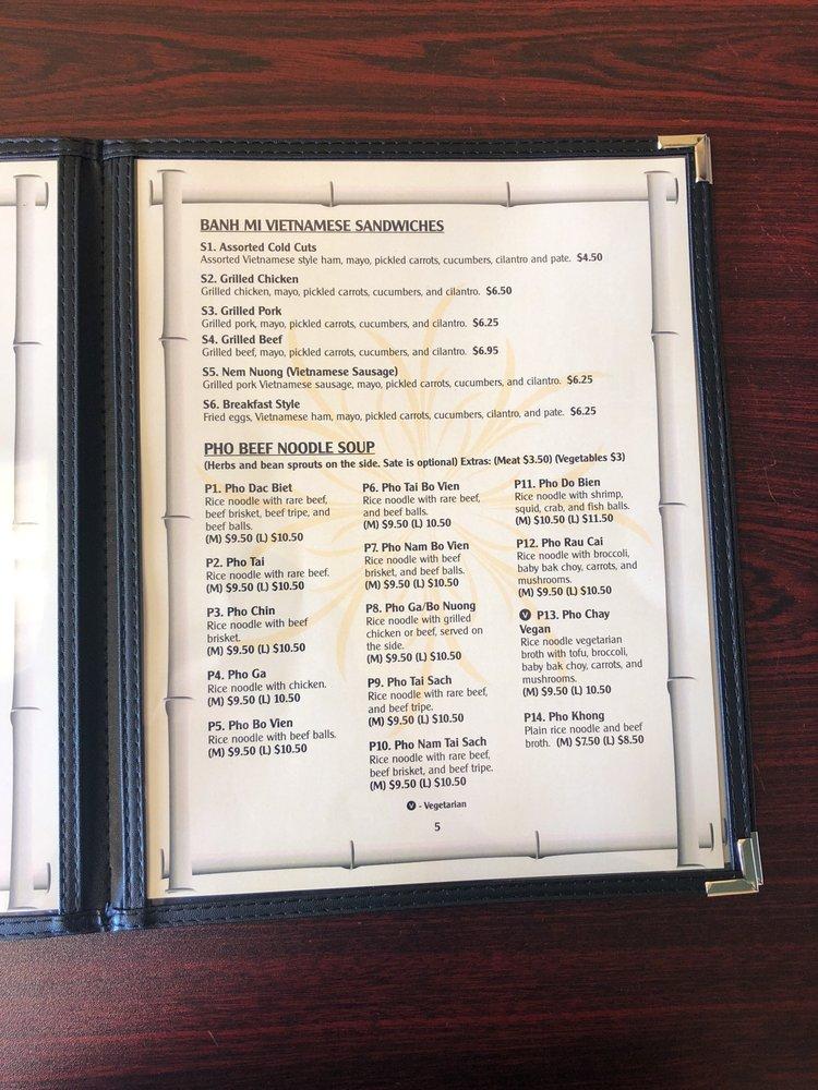 Menu at Good Pho You restaurant, Ajax