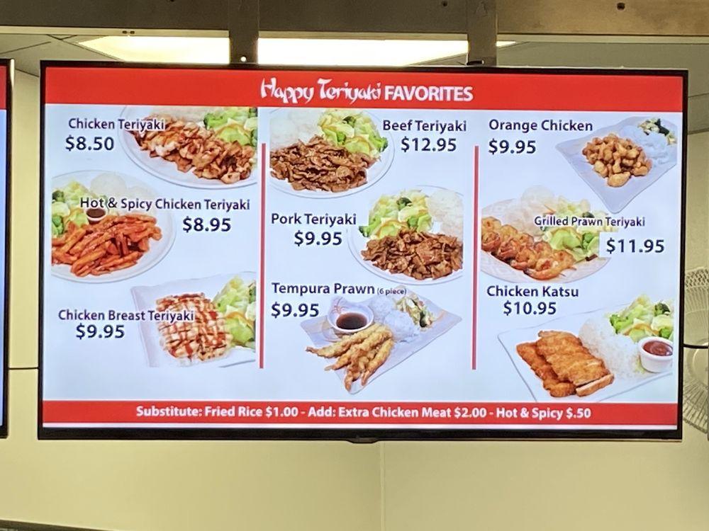 Menu at Happy Teriyaki - Caldwell Blvd (Nampa) restaurant, Nampa ...