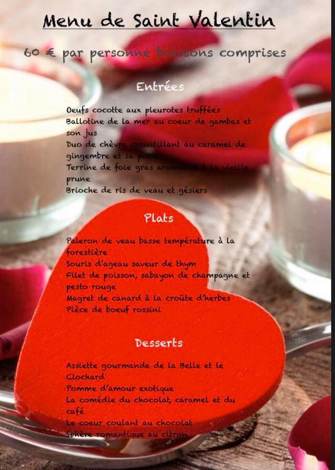 Menu at La Terrasse restaurant, Estaires
