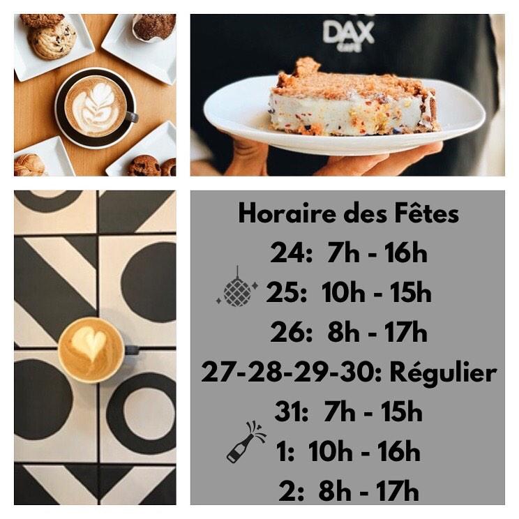 Menu at Café DAX, Montréal, Ave Van Horne