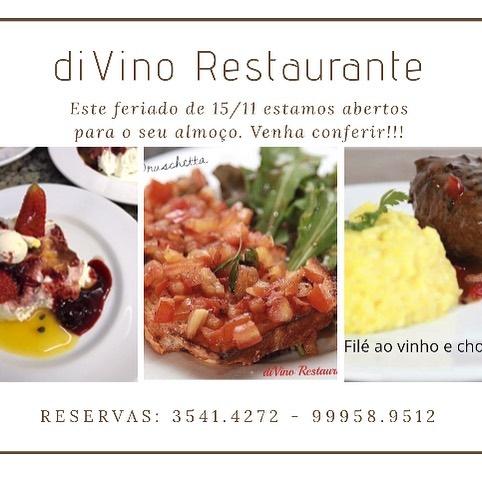 Menu em Restaurante Divino, Brasil