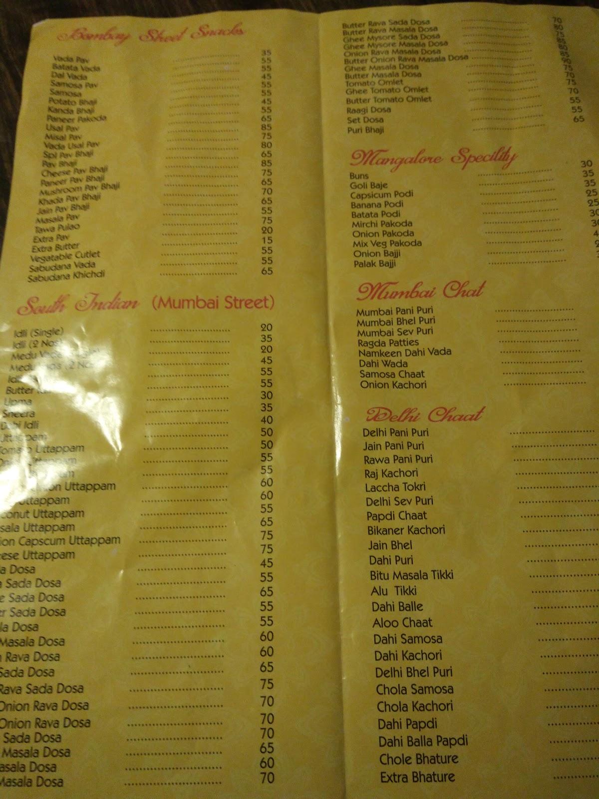 Menu at Mumbai's Kitchen Chinese Corner, Mira Bhayandar