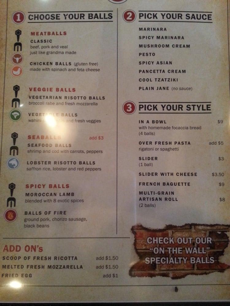 Menu at That Meetball Place pub & bar, Patchogue, 54 W Main St