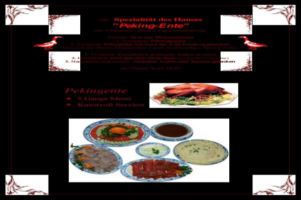 Speisekarte von Chinarestaurant Lin Fah, Weilheim in Oberbayern