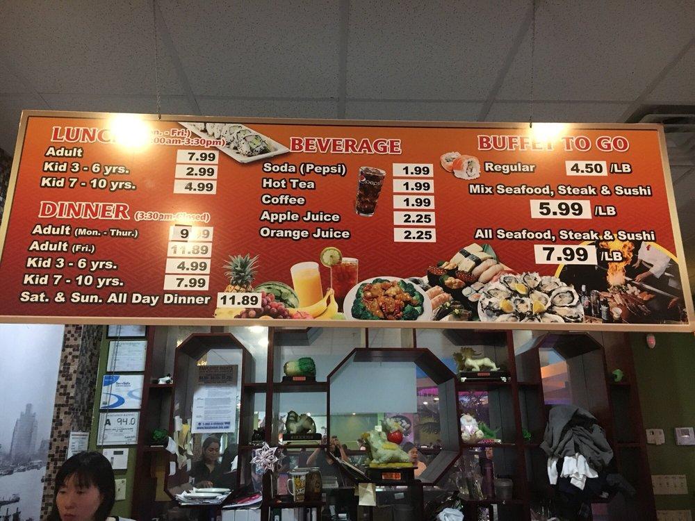 Menu at Hibachi Grill & Supreme Buffet restaurant, Durham