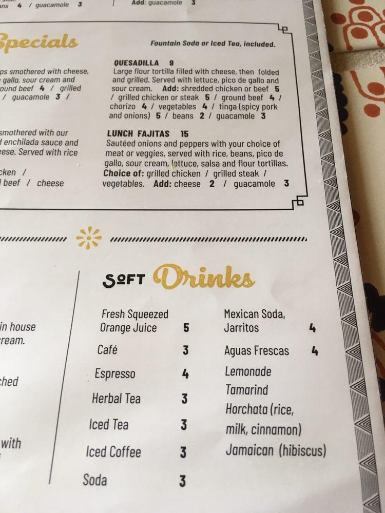 Menu at Mole Cantina Mexicana restaurant, Wellington, S State Rd 7 #150