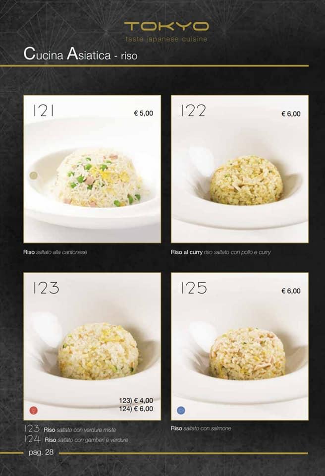 Menu da Tokyo Sushi Restaurant, Sondrio