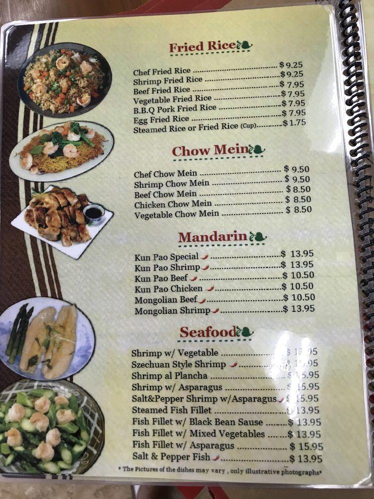 Menu at Chef Lee's Food Express fast food, El Centro