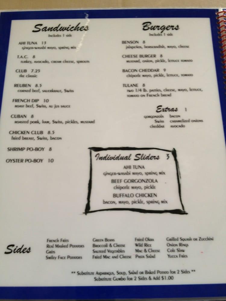 Menu at Seabrook Classic Cafe, Seabrook, E NASA Pkwy