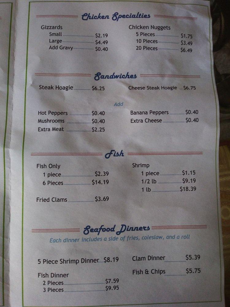 Menu at Wicked Mary's Chicken fast food, Ann Arbor