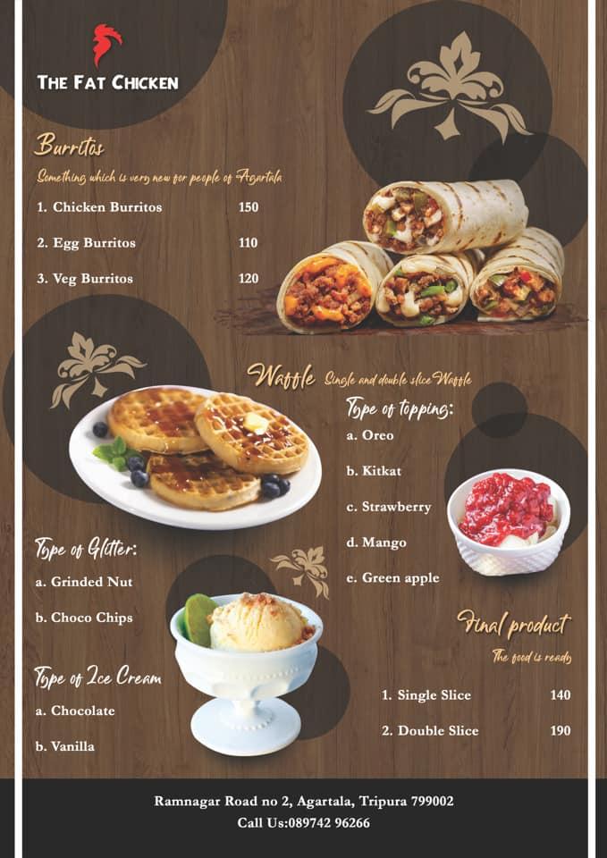 Menu at The Fat Chicken, Agartala, Mantribari Rd