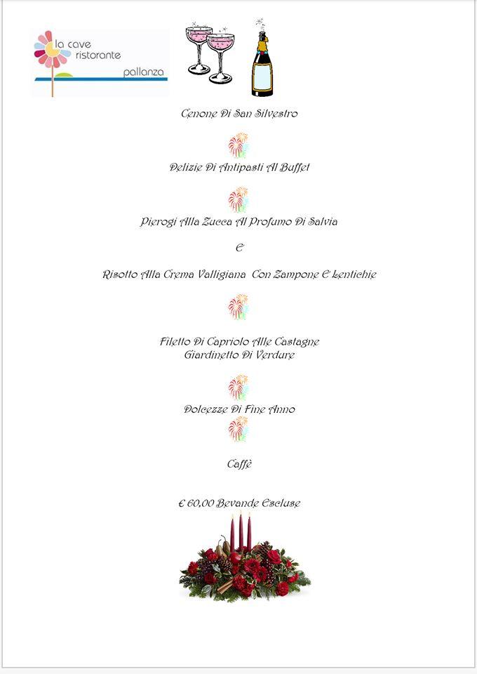 Menu da Ristorante La cave, Verbania