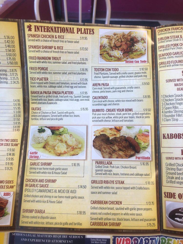 Menu at Fried Chickens House restaurant, Toms River