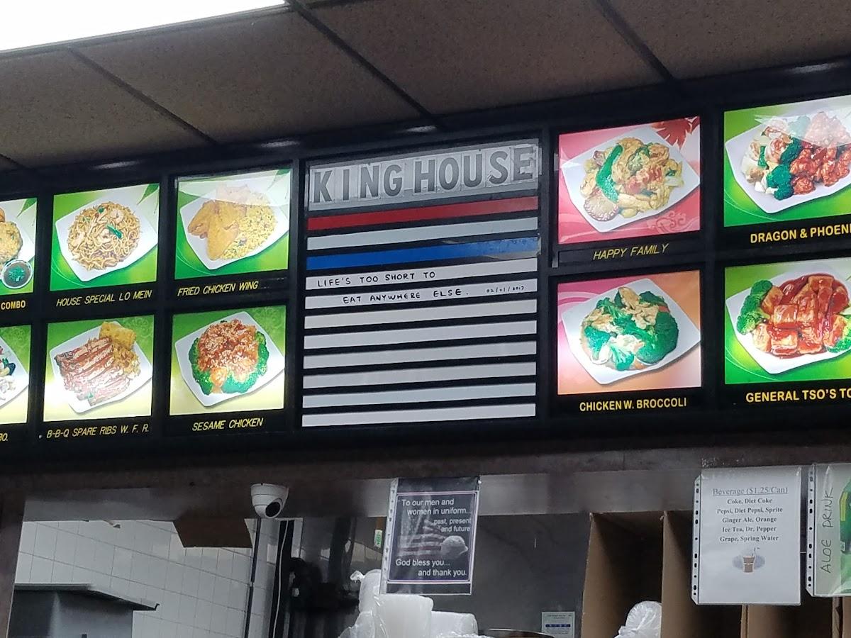 Menu at King House restaurant, Carle Place