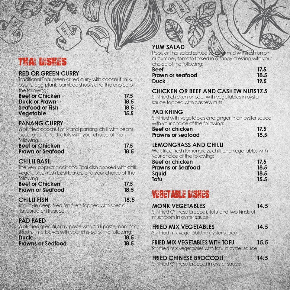 Menu at Asian Noodle House Woden restaurant, Phillip