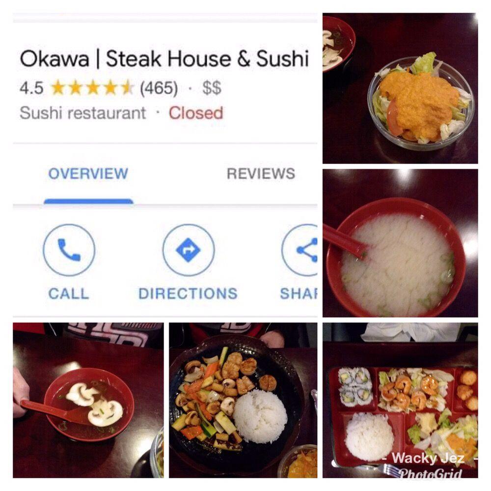 Menu at Okawa Steak House & Sushi restaurant, Bend