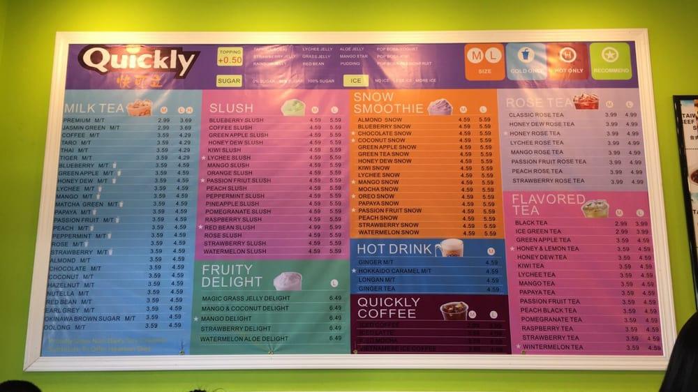 Menu at Quickly pub & bar, Morrisville
