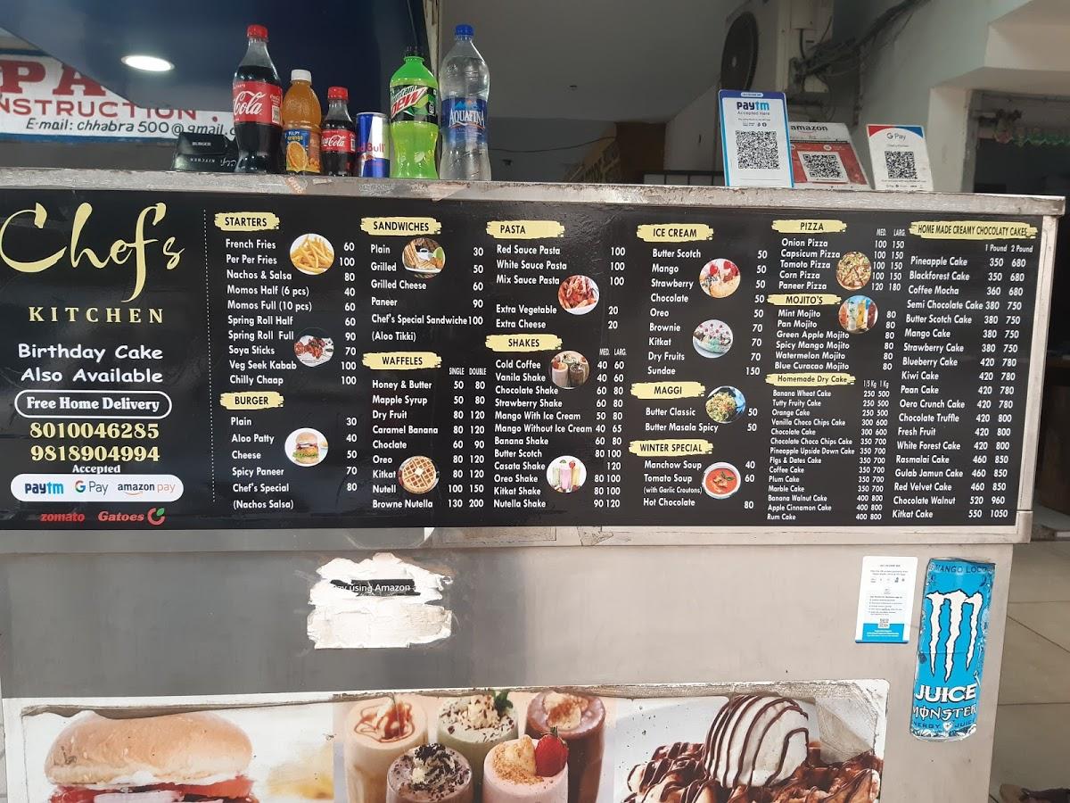 Menu at Chef’s Kitchen, Faridabad