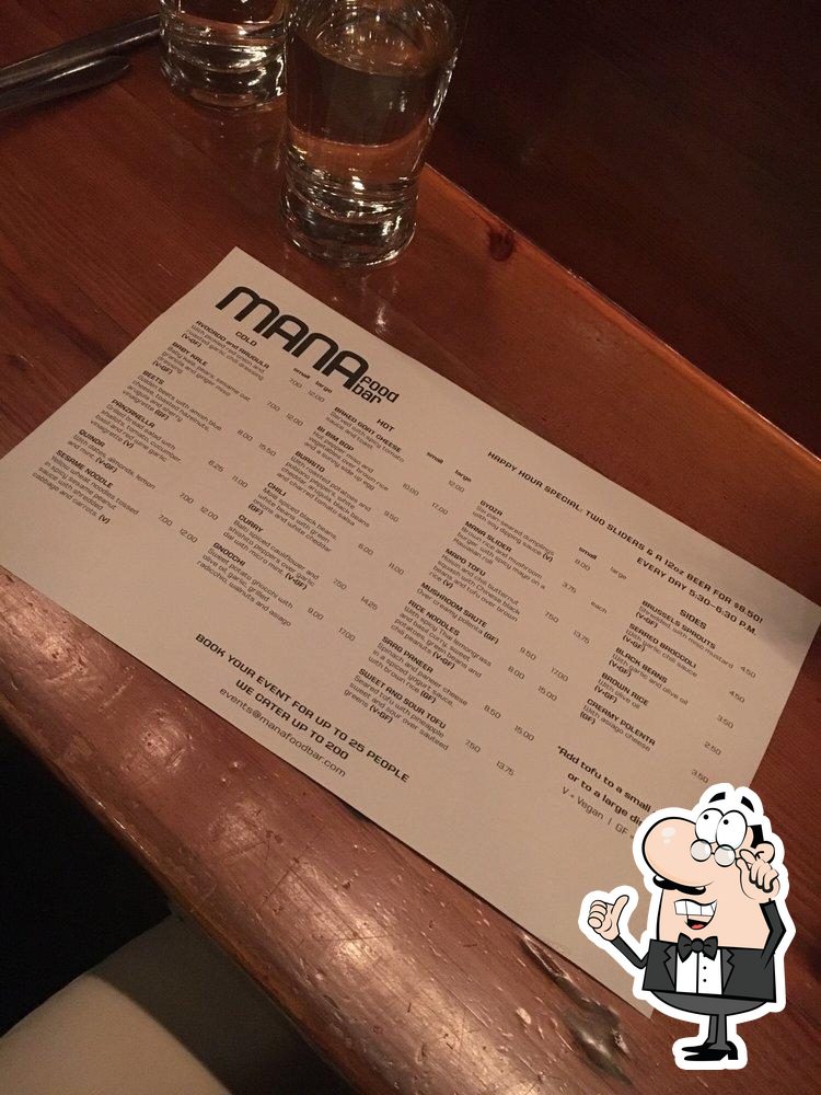 Mana Food Bar, Chicago - Restaurant menu, prices and reviews