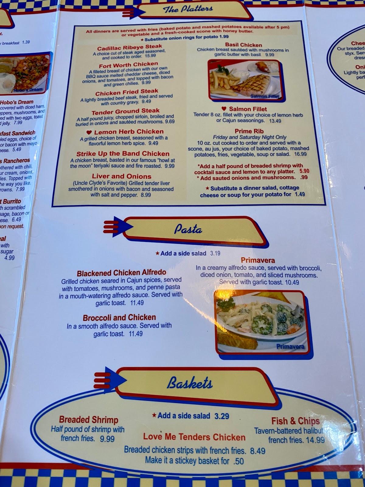 Menu at Breakfast Anytime restaurant, Lehi
